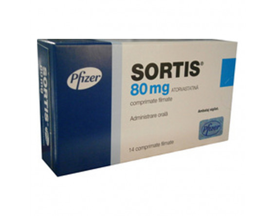 Sortis 80mg, 14 comprimate filmate | Catena.ro