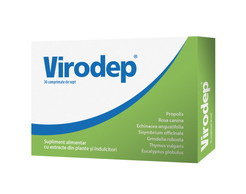 Virodep, 30 comprimate pentru supt | Catena.ro