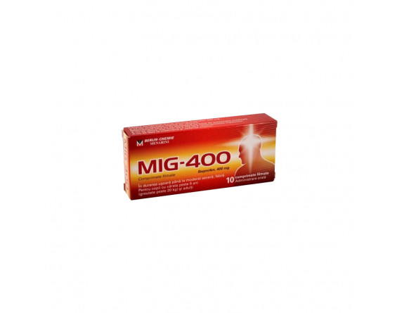 Mig-400, 1 blister x 10 comprimate filmate | Catena.ro
