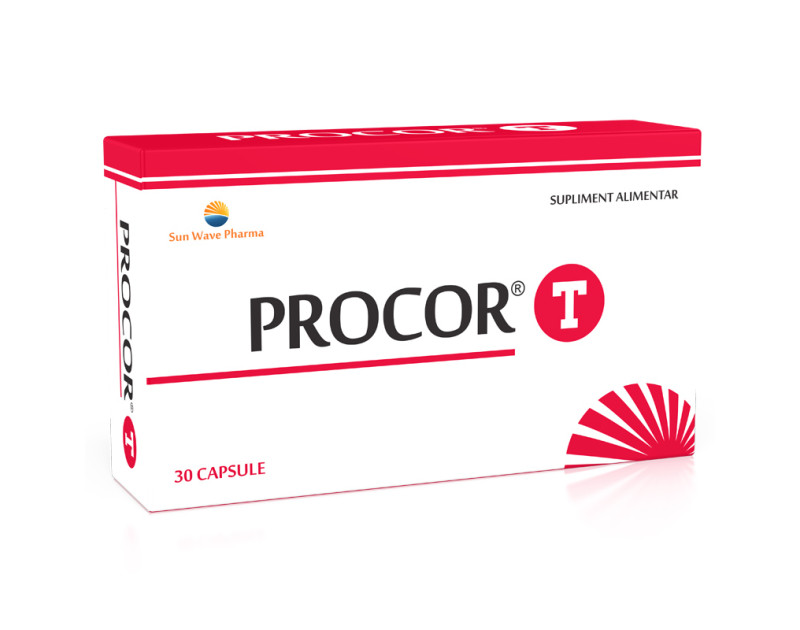 Procor T, 30 capsule, Sun Wave Pharma | Catena.ro