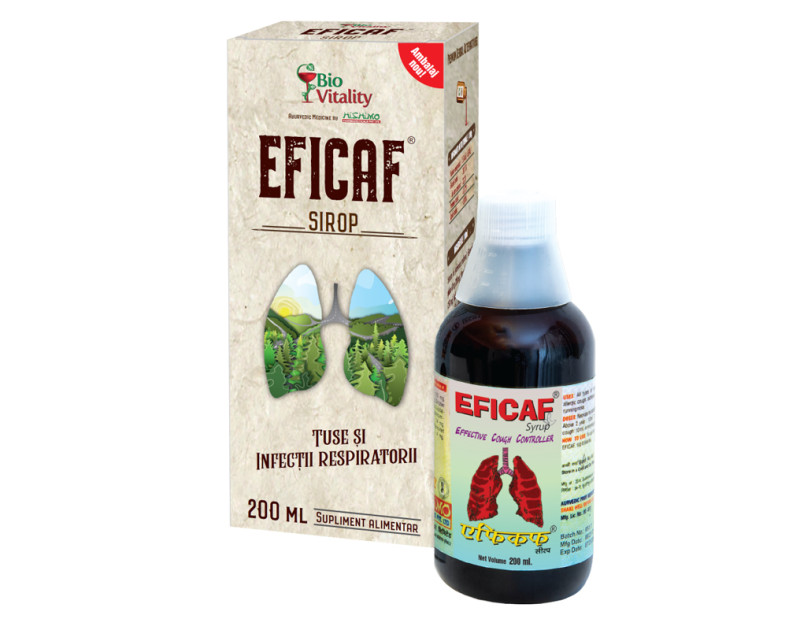 BIO VITALITY Eficaf sirop x 200 ml