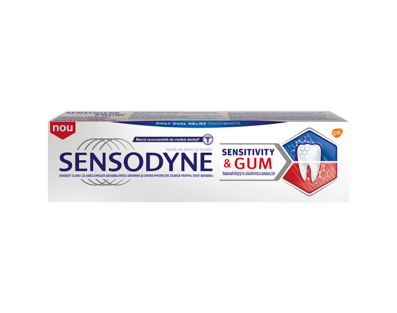 Sensodyne pasta dinti Sensitivity and Gum x 75 ml | Catena.ro