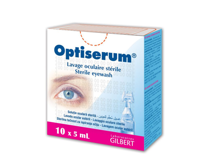 Optiserum x 10 unidoze x 5 ml sol. oculara sterila | Catena.ro