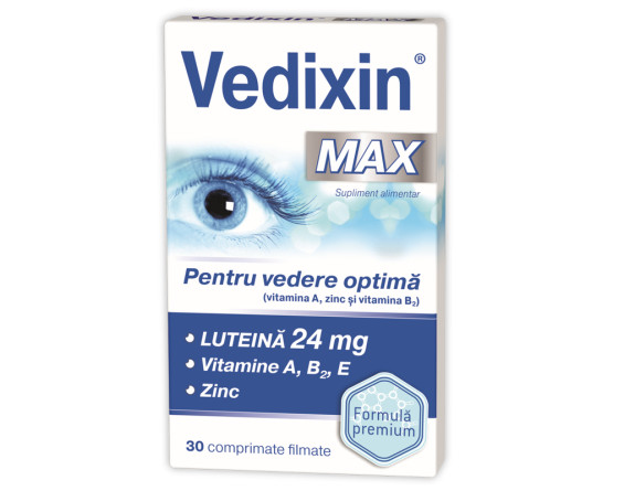 Vedixin Max, 30 comprimate filmate, Zdrovit | Catena.ro