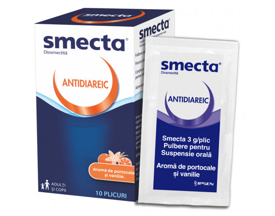 Smecta cu portocale, 10 plicuri, IPSEN | Catena.ro