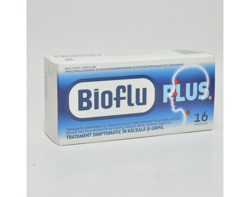 Bioflu Plus X 16 capsule moi | Catena.ro