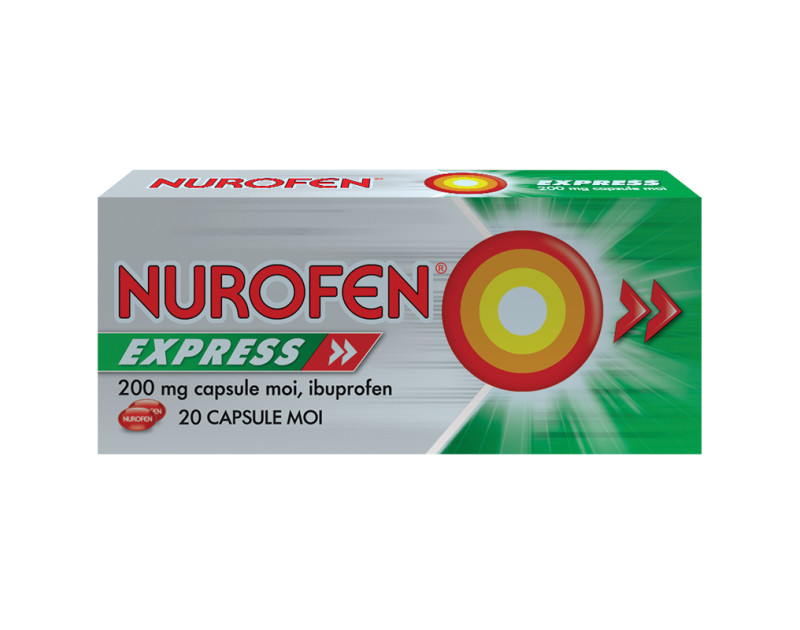 Nurofen Express Forte 400 mg, 20 capsule moi