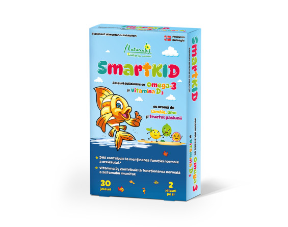 Naturalis Smartkid - Jeleuri cu Omega-3 si vitamina D