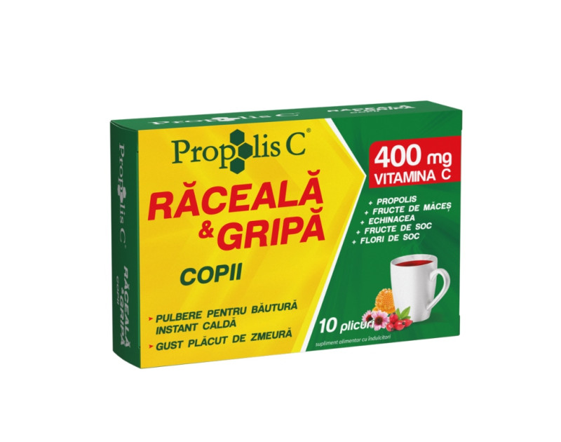 Propolis C Raceala si Gripa copii X 10 plicuri | Catena.ro