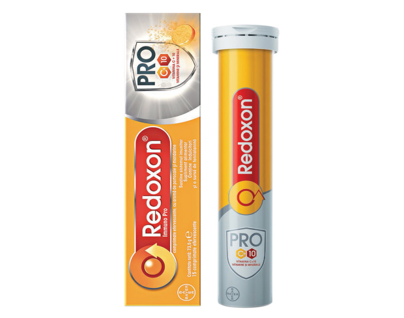 Redoxon Immuno Pro, 15 comprimate efervescente, BAYER | Catena.ro