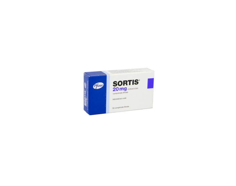 Sortis 20mg, 30 comprimate filmate | Catena.ro