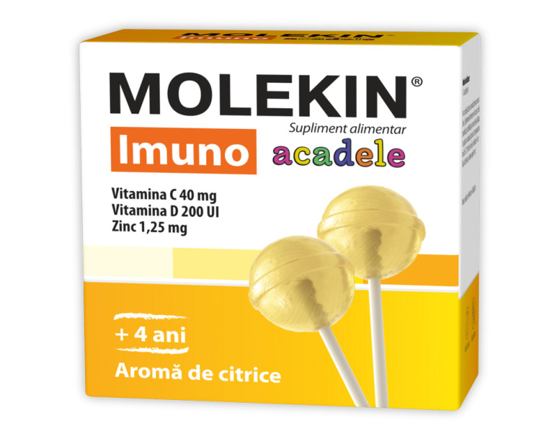 Molekin Imuno Kids 4-6 ani x 20 cpr efervescente