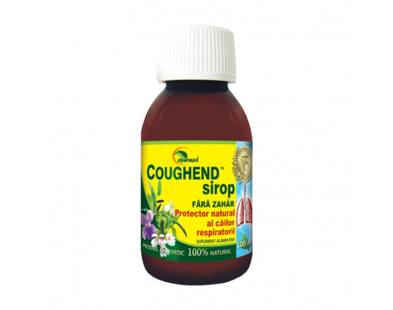 Coughend sirop de tuse fara zahar, 100 ml, Ayurmed | Catena.ro