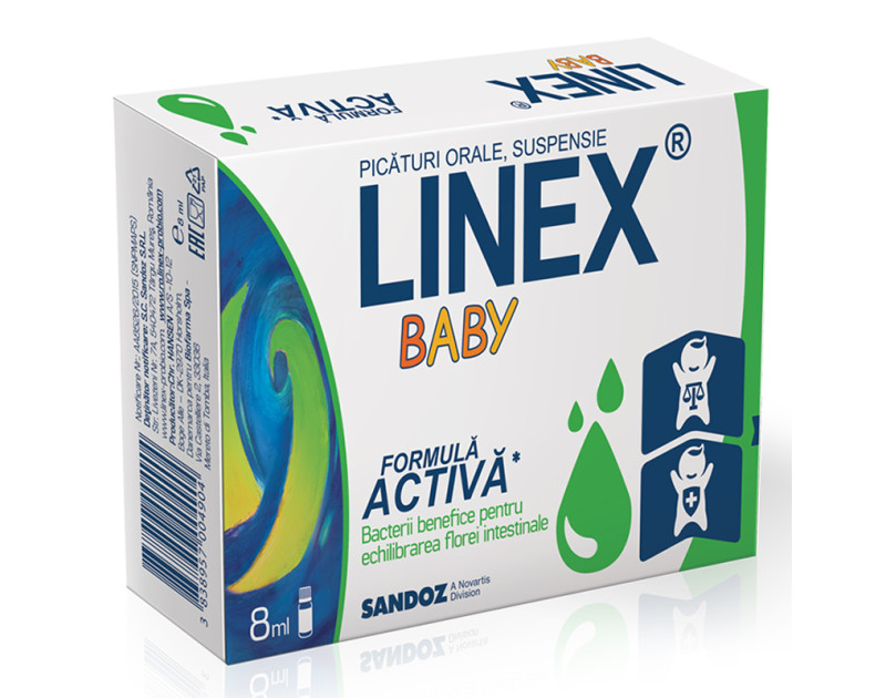 Linex Baby suspensie pentru picaturi orale X 8 ml | Catena.ro