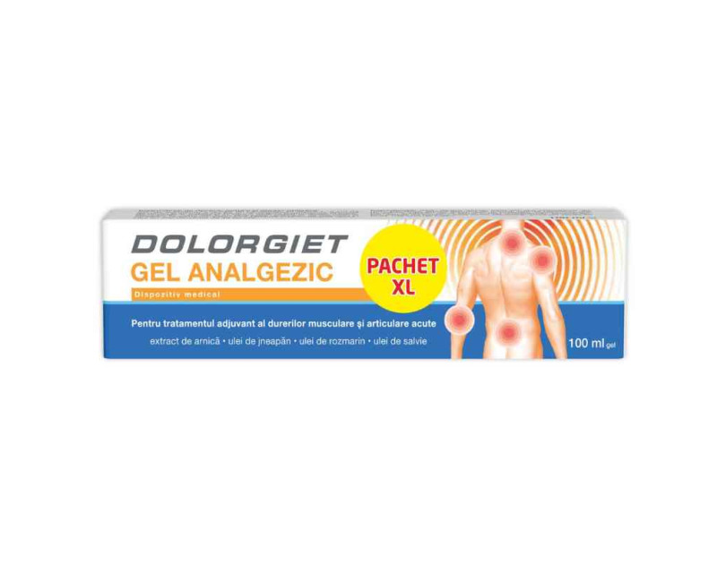 Zdrovit Dolorgiet gel analgezic, 100ml