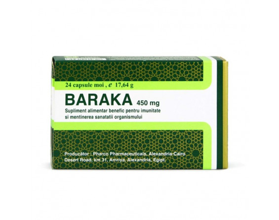Baraka 450 mg, 24 capsule | Catena.ro