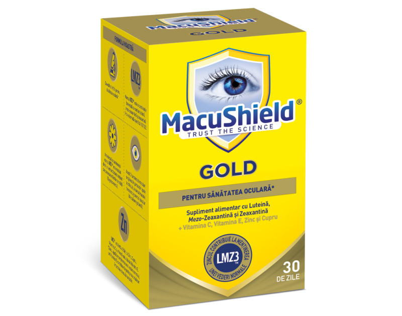 MacuShield GOLD, 90 capsule, Macu Vision | Catena.ro