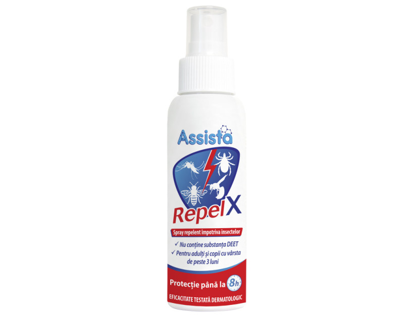 RepelX Spray repelent impotriva insectelor, 100 ml, ASSISTA | Catena.ro