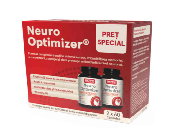 Neuro Optimizer 2 cutii, 60 capsule cu 25% reducere, Secom | Catena.ro