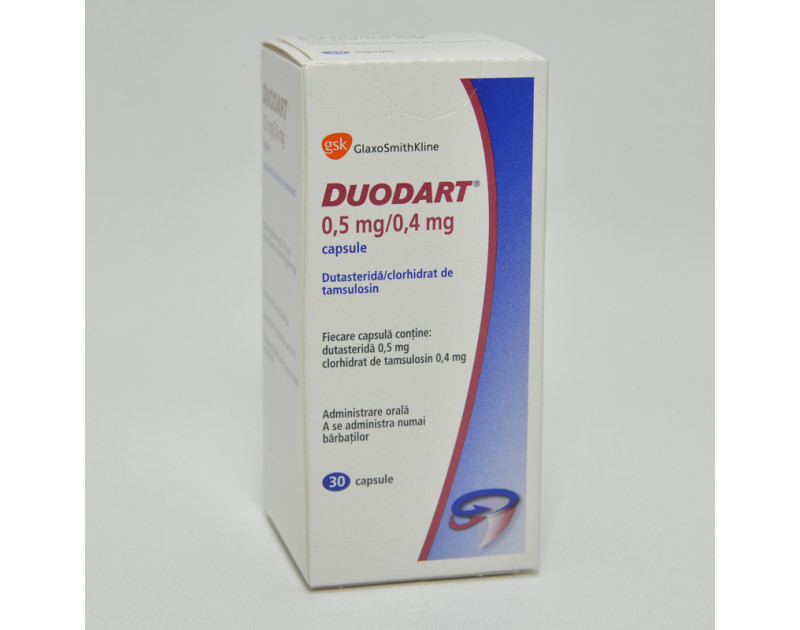 Duodart 0.5mg/0.4mg x 1flacon x 30 capsule | Catena.ro