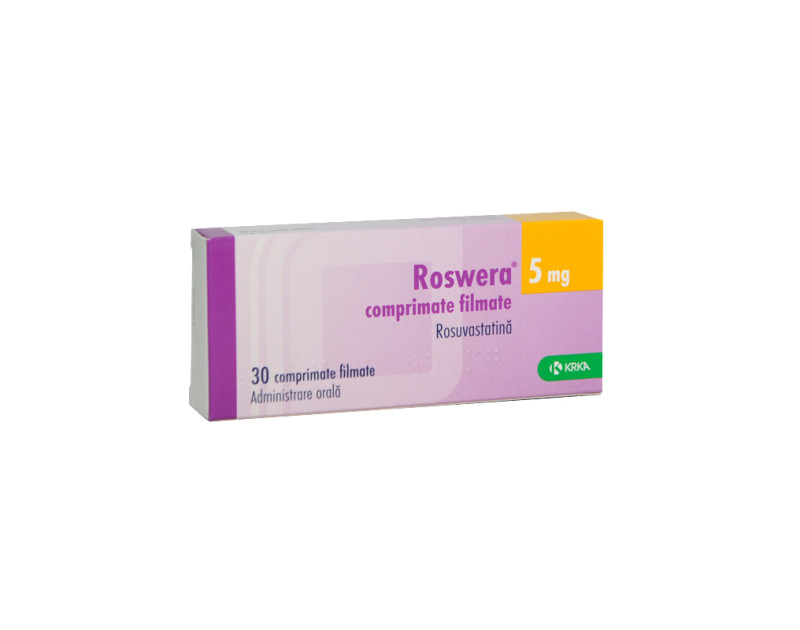 Roswera 5 mg, 30 comprimate filmate | Catena.ro