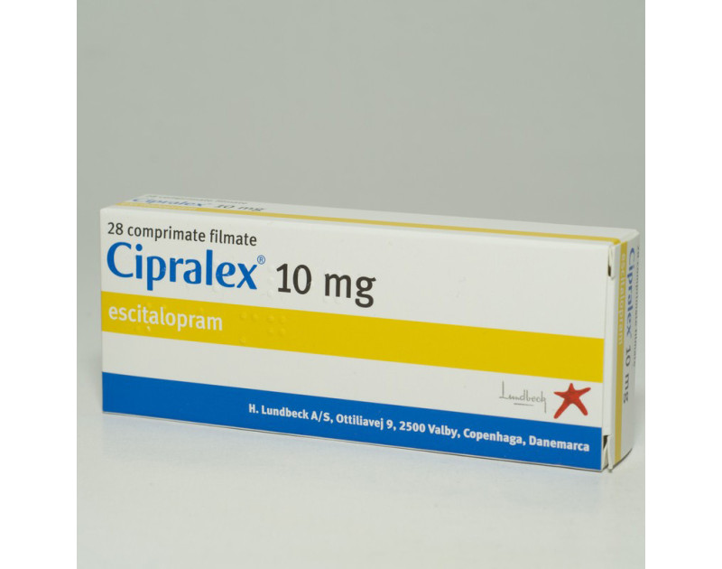 Cipralex 10 mg, 28 comprimate filmate | Catena.ro
