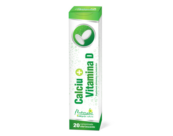 Vitamina C 1000 mg plus Zinc Naturalis, 20 comprimate efervescente