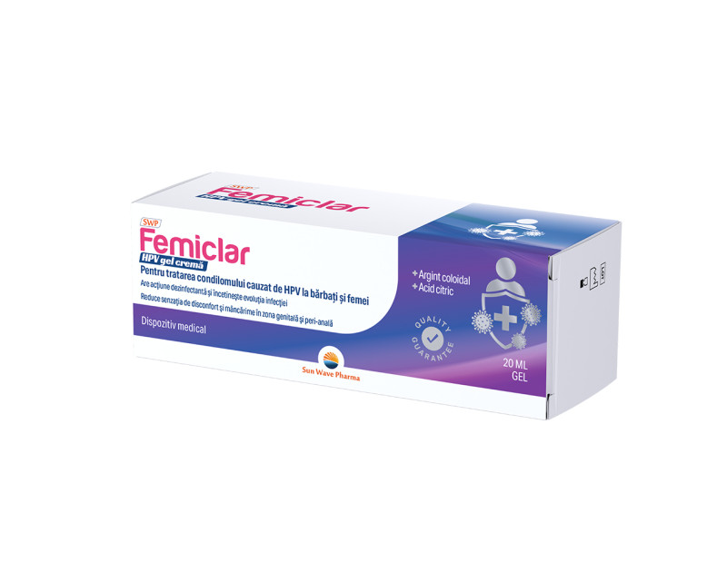 Femiclar HPV gel, 20 ml, SWP | Catena.ro
