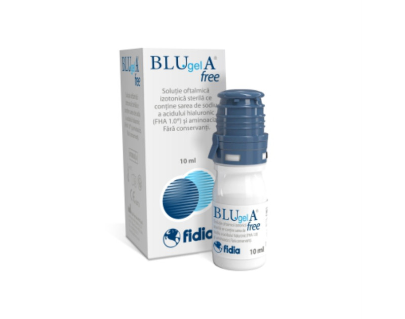 Blu gel A free 0.30% solutie oftalmica, 10ml
