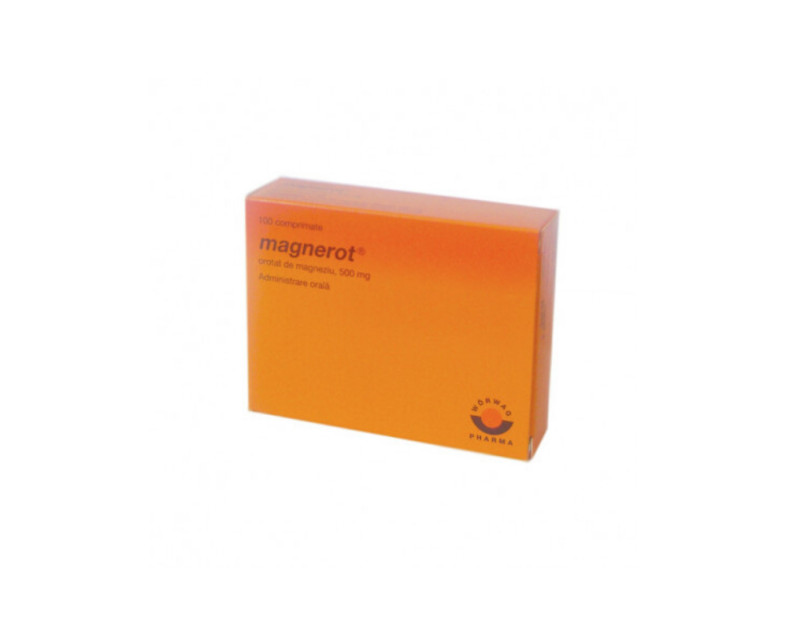 Magnerot 500 mg, 100 comprimate | Catena.ro