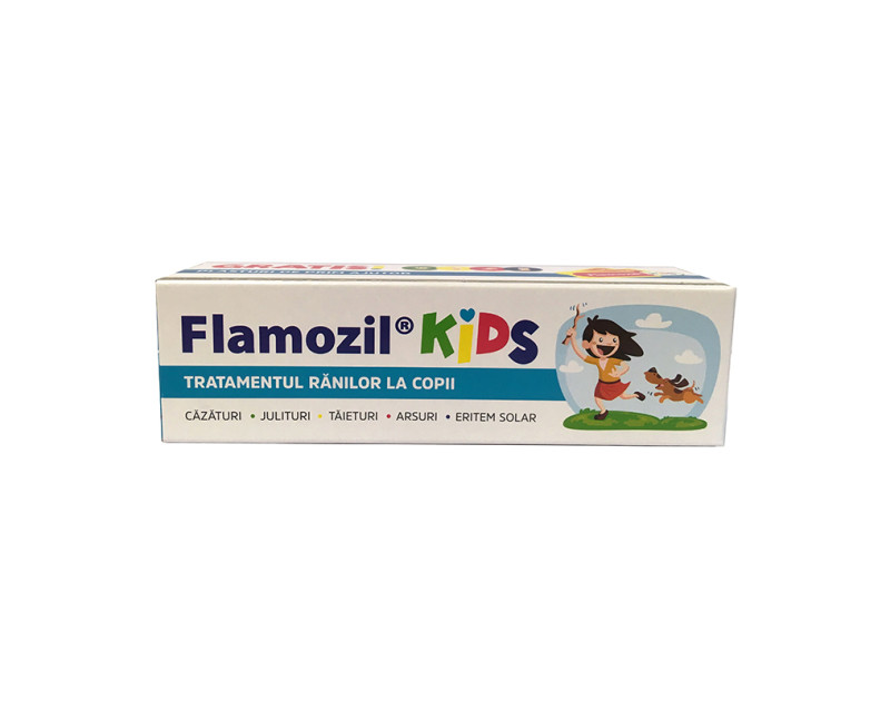 Flamozil Tratament rani Kids x 20 gr. cu plasturi CADOU | Catena.ro