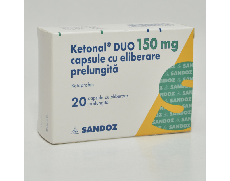 Ketonal Duo 150 mg, 20 capsule | Catena.ro