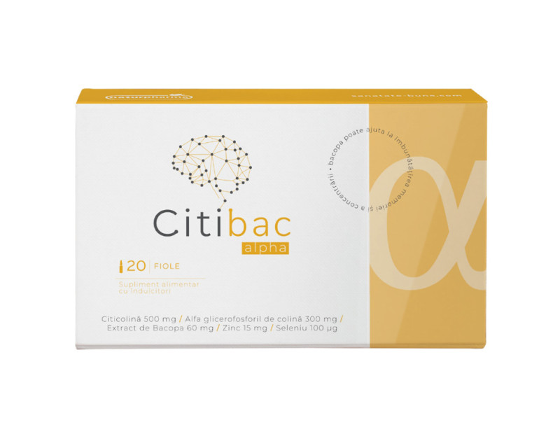 Citibac alpha, 20 fiole, NaturPharma | Catena.ro