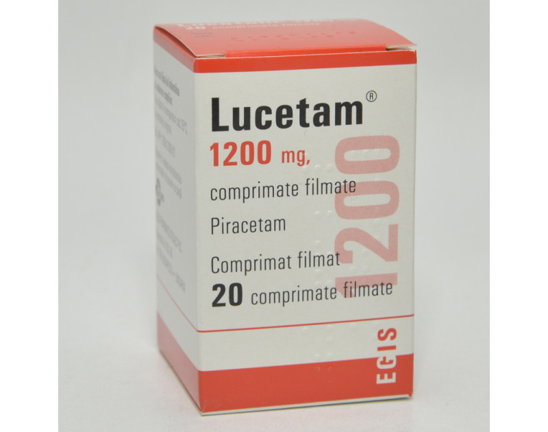 Lucetam 1200mg, 20 comprimate filmate | Catena.ro
